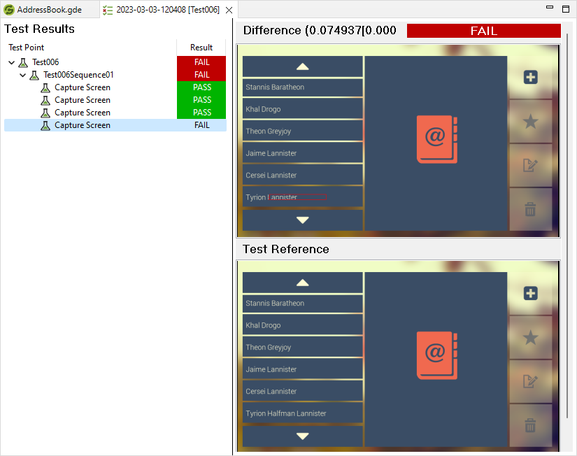 Validator Test Results View – Crank Software